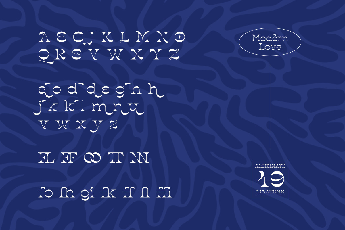 Modern Love - Typeface, a Serif Font by ClevUs