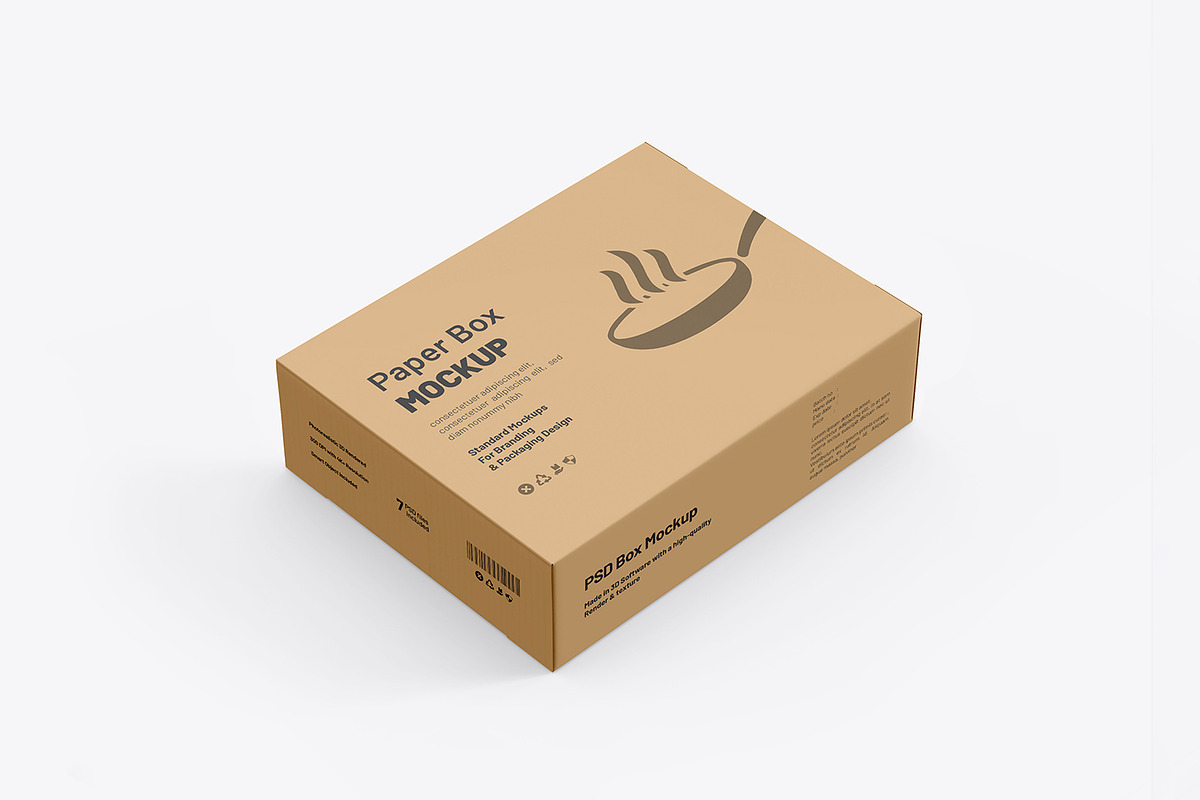 Kraft Cooking Pan Packaging Mockup | Creative Market