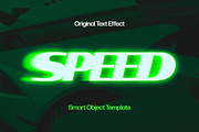 Speed Racer Text Effect, a Mockup by Design Squad | Creative Market