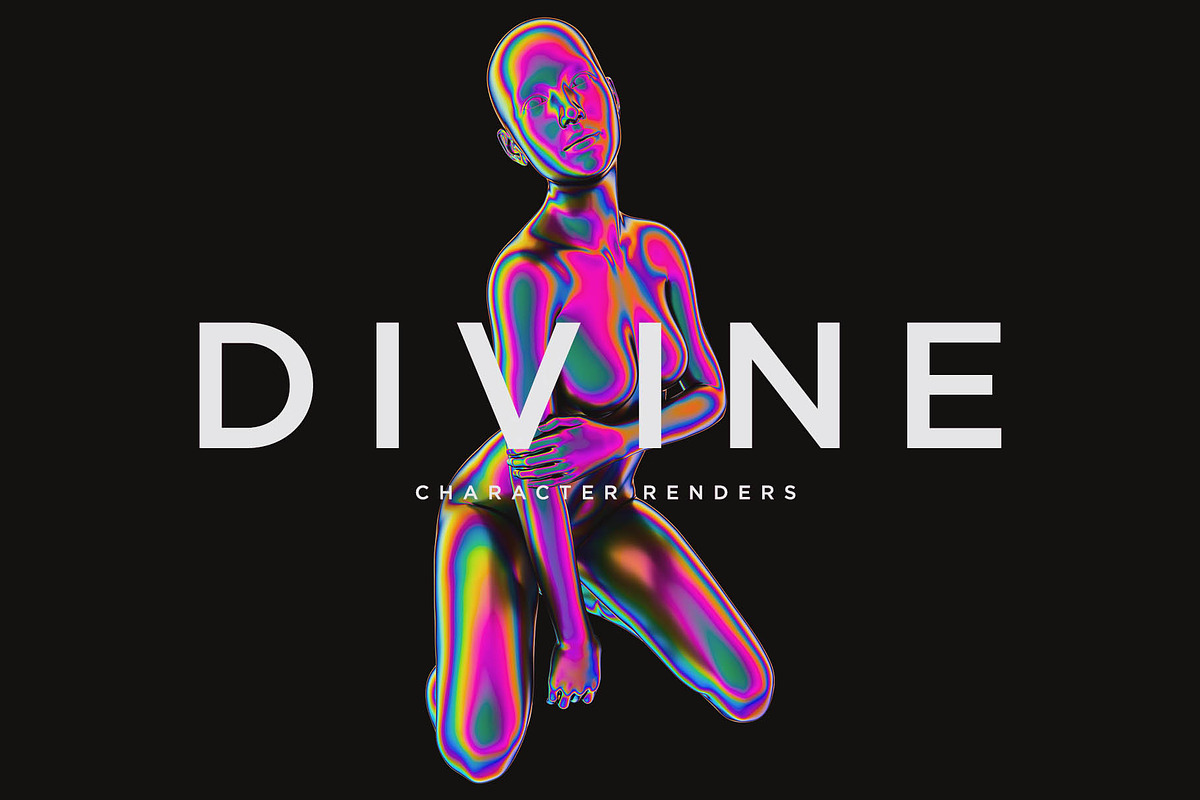 Divine: Character Renders, an Object Graphic by RuleByArt
