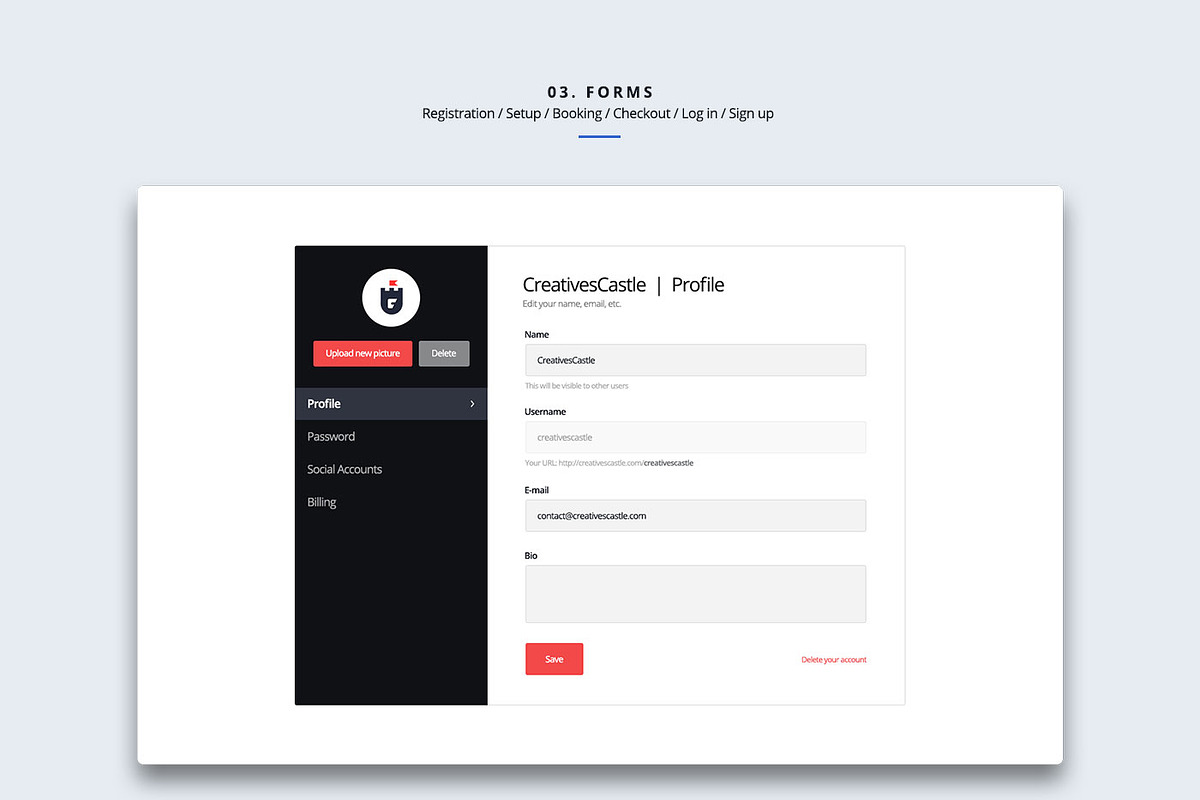 Capeto UI Web Kit, an UI Kit Template by CreativesCastle