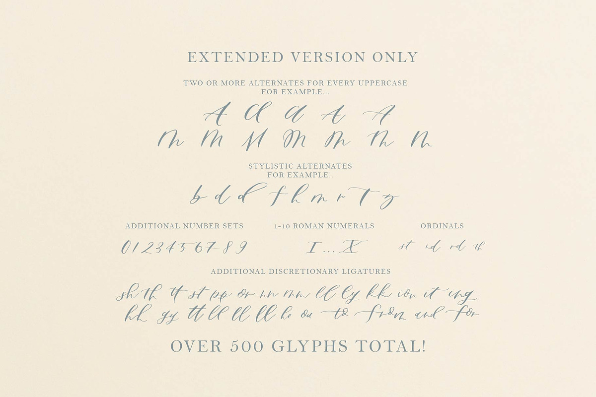 Sapphire Script Calligraphy Font