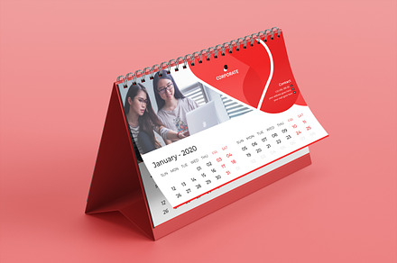 Corporate Wall Calendar, a Templates & Theme by UI_Expert