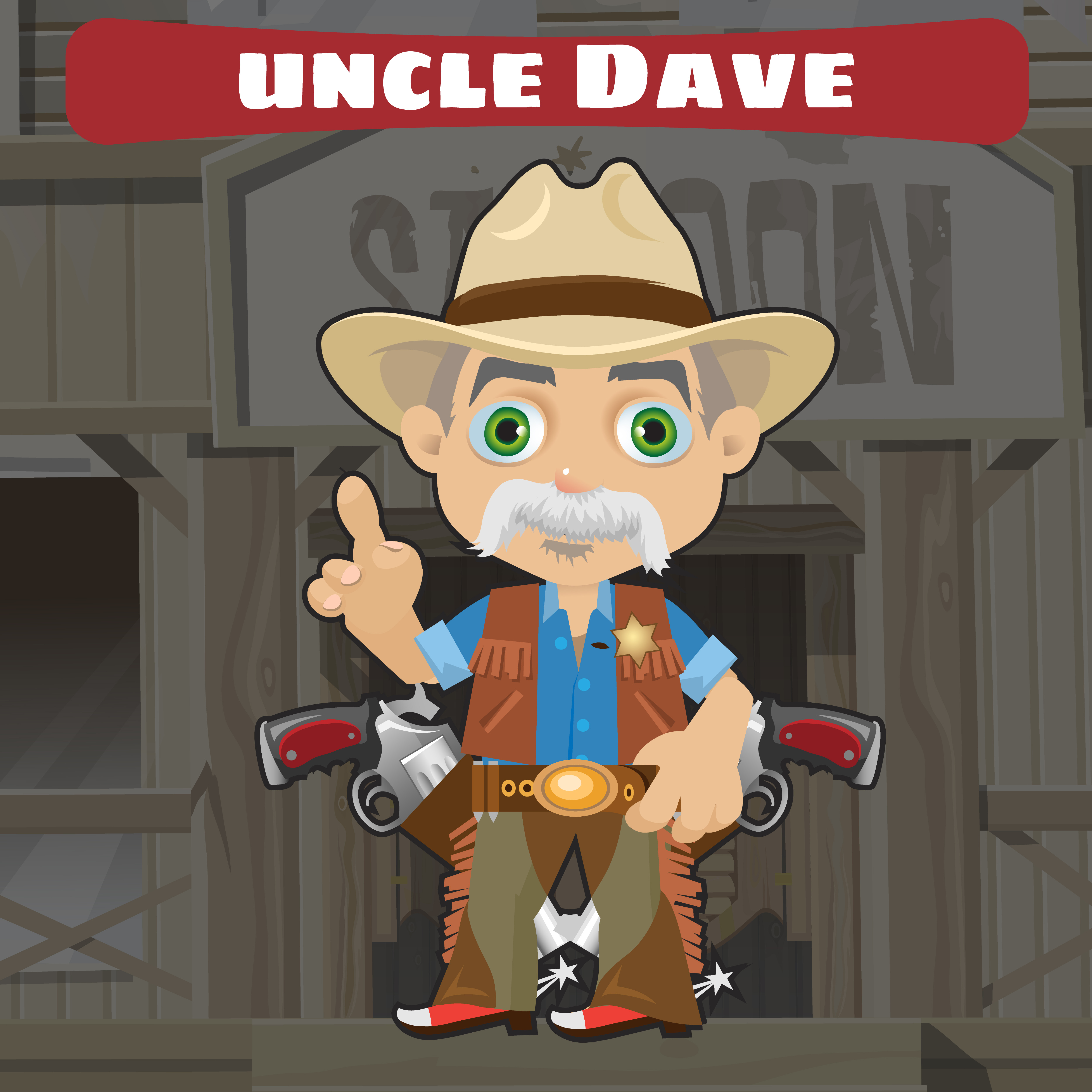 Wise uncle, cartoon character | People Illustrations ~ Creative Market