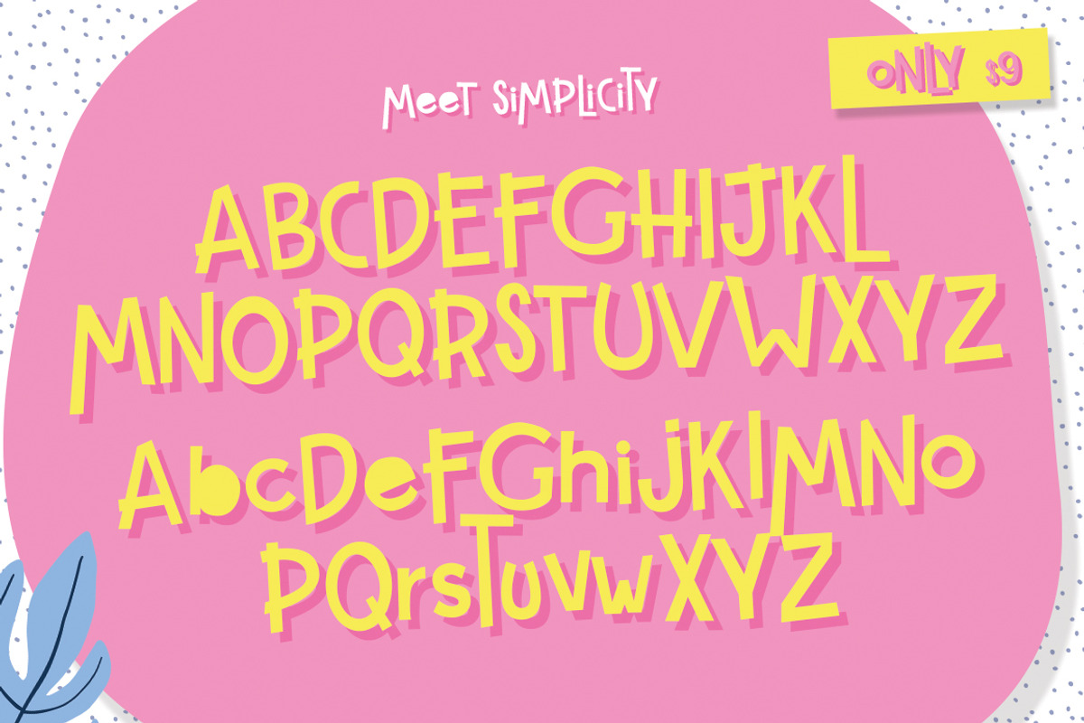 Simplicity Font, a Font by Salt & Pepper Designs