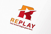 Replay Letter R Logo | Branding & Logo Templates ~ Creative Market