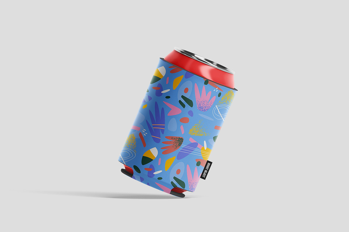 Can cooler mockup, can mockup mockup, a Merchandise Mockup by GraphicVil