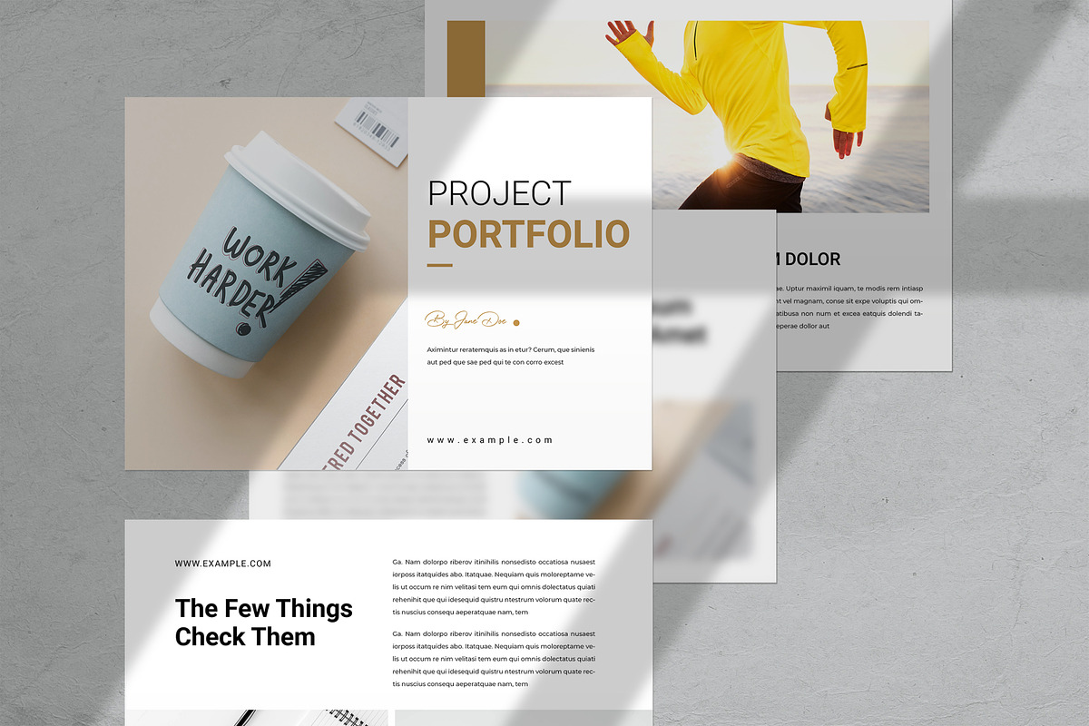 Project Portfolio Template, a Templates & Theme by evgenystudio