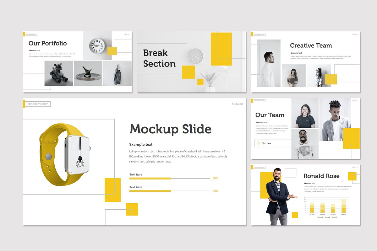 Tron - Powerpoint Template, a Presentation Template by inspirasign