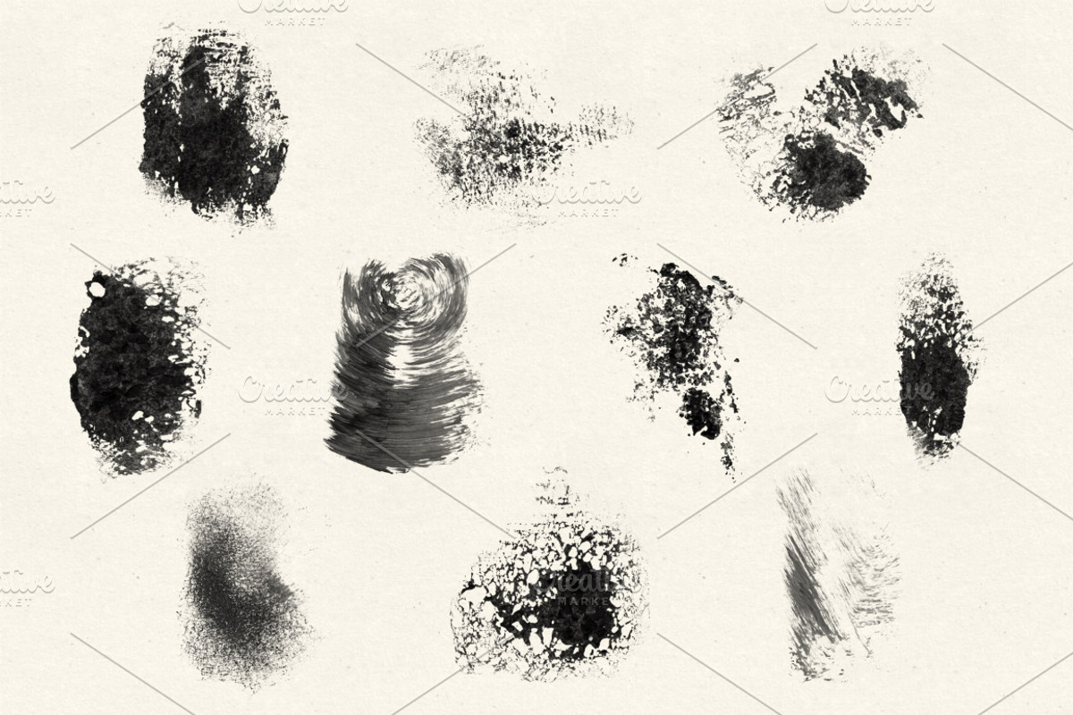 Sponge Smears Brush Pack 1, a Brush Add-On by Design Panoply