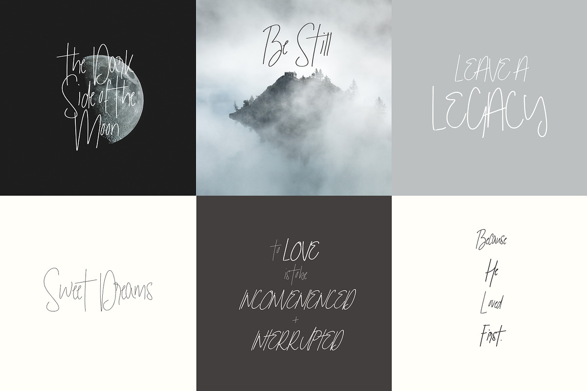 The Maker | Handwritten Font, a Script Font by Heart + Soul Studios