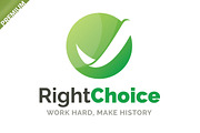 Right Choice Logo, a Branding & Logo Template by Web Design Label