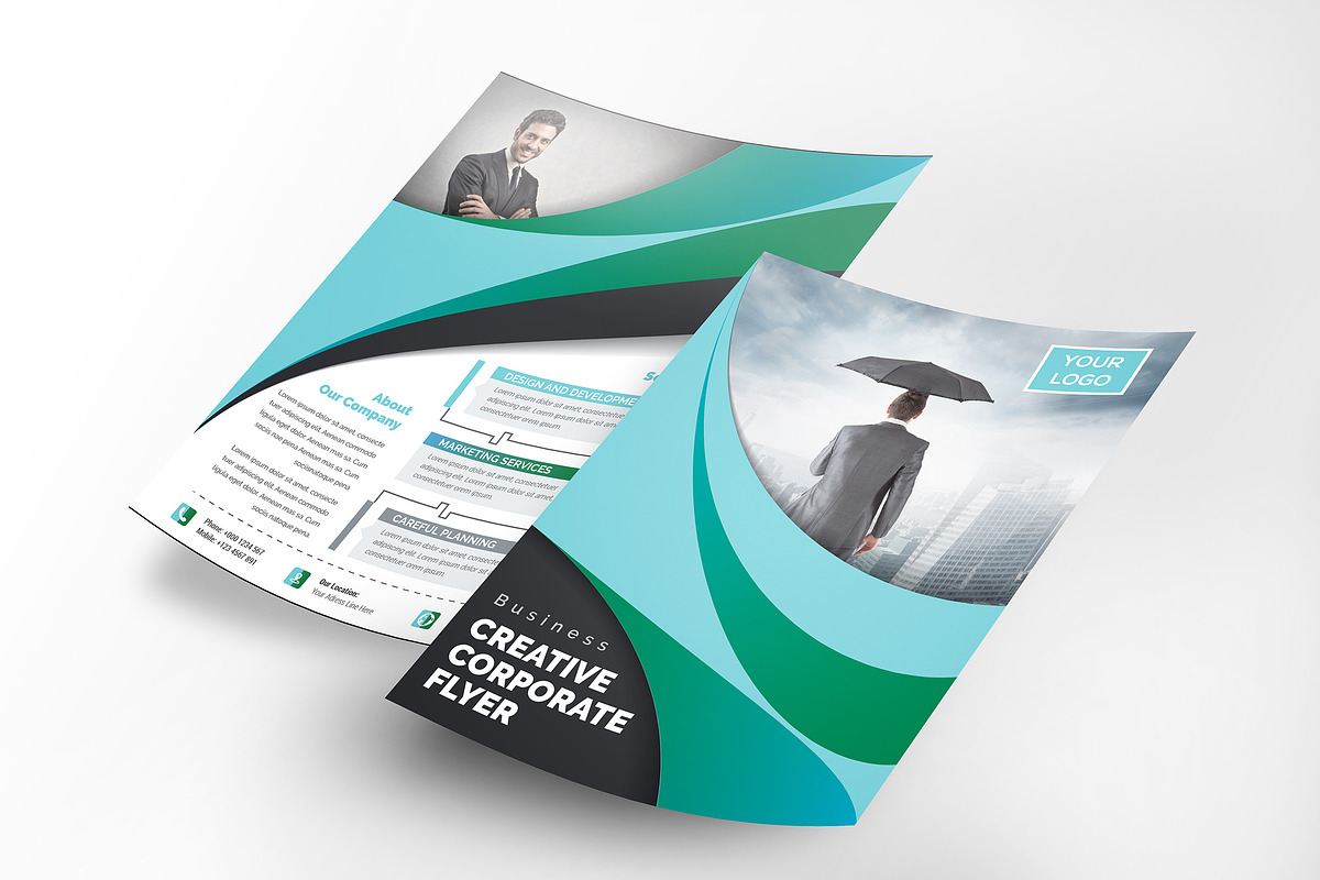 Both Side Flyer, a Flyer Template by Curve Design
