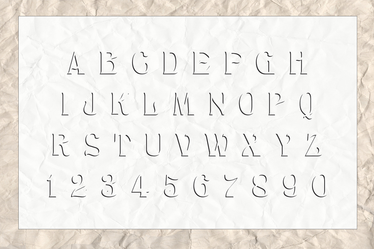 Invisible - Modern Display Font, a Serif Font by Vintage Font Lab