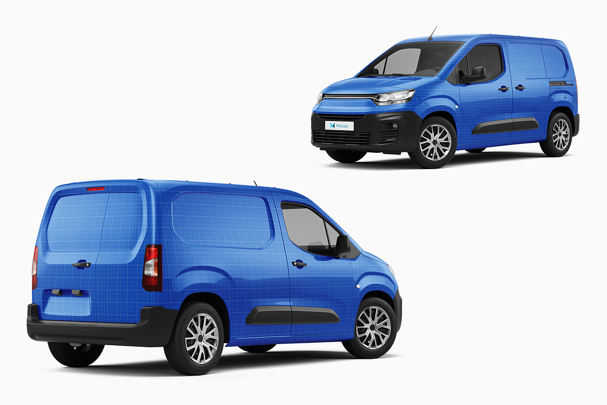 Fiat Doblo Van Mockup