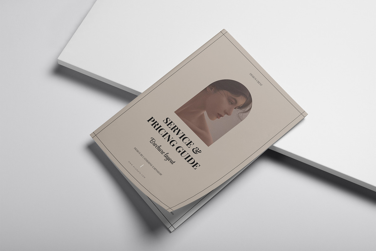 Service & Pricing Guide Template, a Magazine Template by DesignCrest