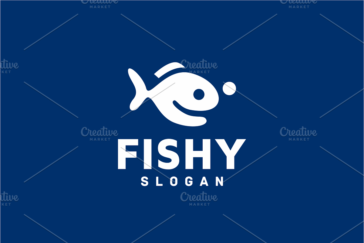 Happy Fish Logo, a Branding & Logo Template by Metrolinevision