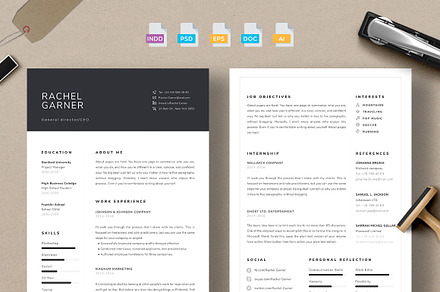 Resume / CV - Pro Material, a Resume Template by 3Angle