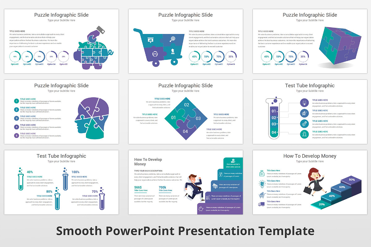 Smooth PowerPoint Template, a Presentation Template by GraphicStan