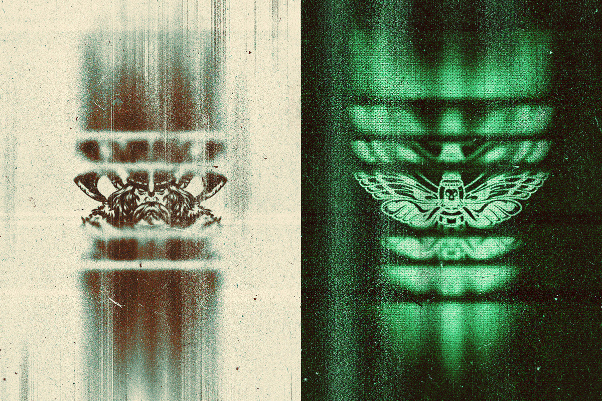 Printed Mess Text & Logo Effects, a Layer Style Add-On by pixelbuddha ...