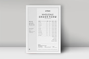Order Form | Stationery Templates ~ Creative Market
