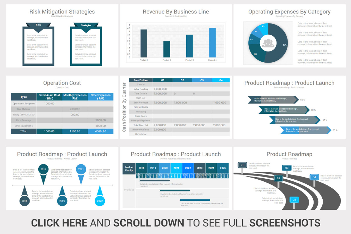 Business Operational PowerPoint, a Presentation Template by OceanArt