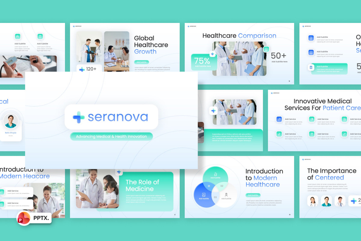Medical and Health PowerPoint, a Presentation Template by Loin Studio