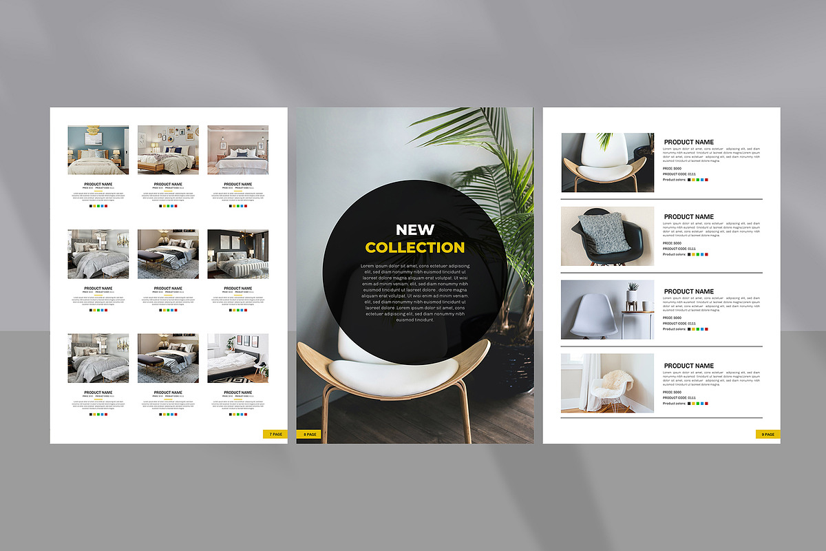 Catalog Layout Template Design