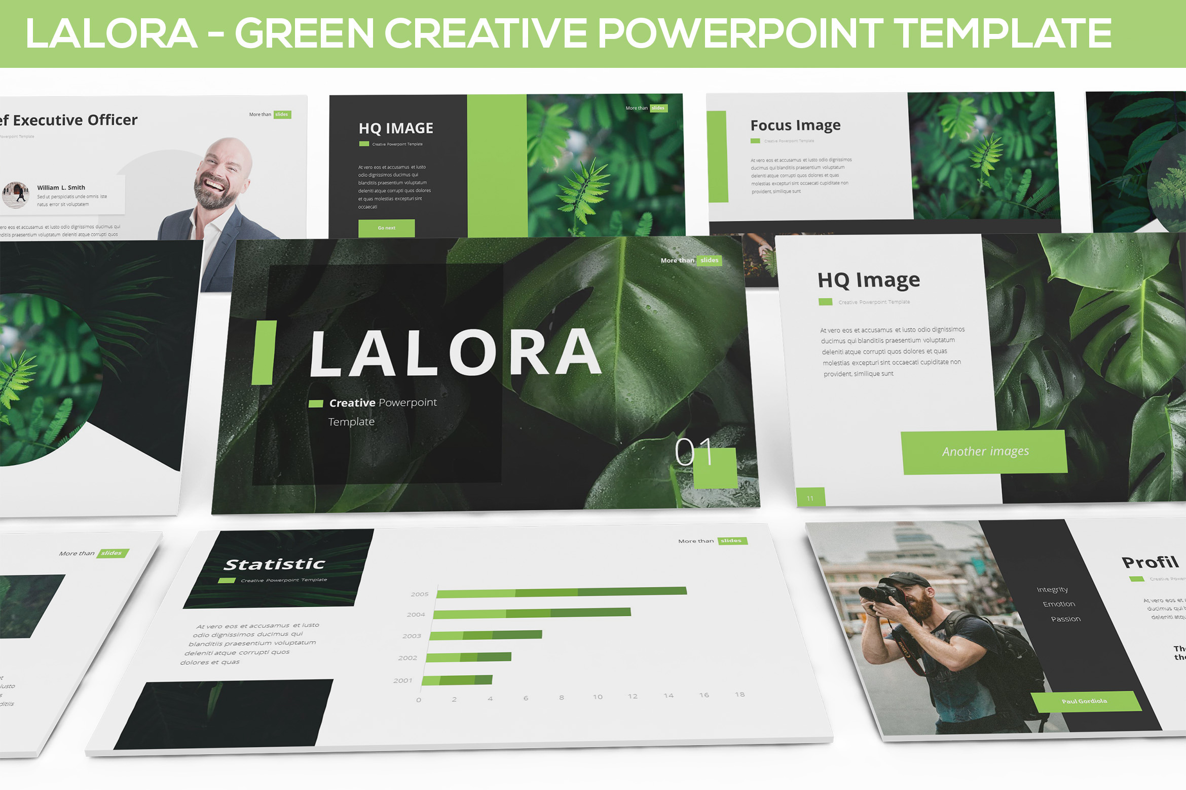 Lalora - Green Business Template, a Presentation Template by ...