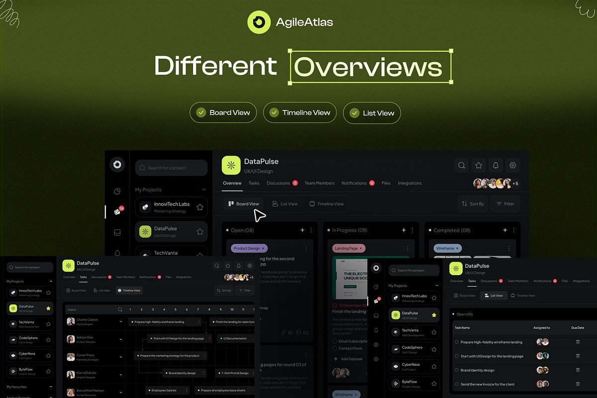 Project & Task Management UI Kit
