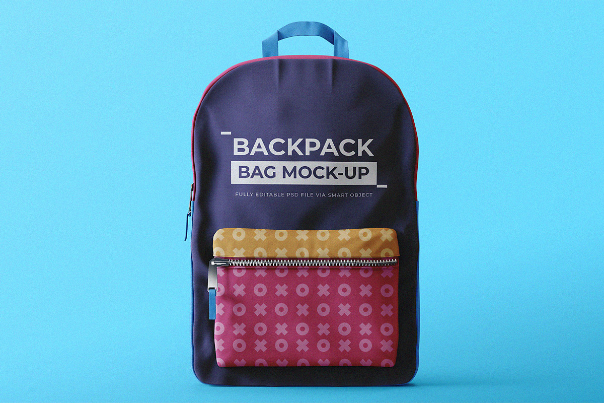 Backpack Mock-Up Template, a Product Mockup by Designer Dude