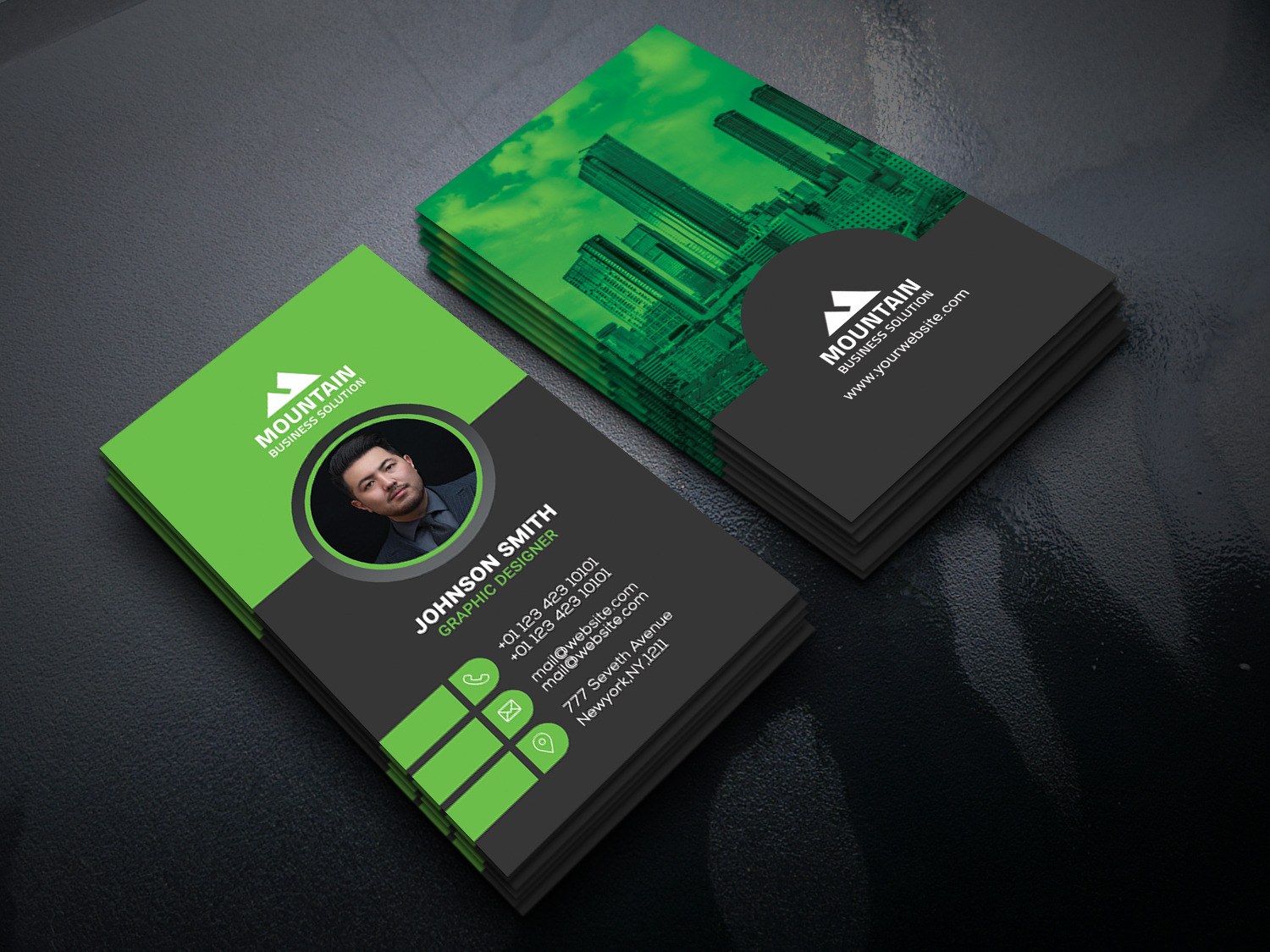Factory & Industrial Business Card, a Business Card Template by ...