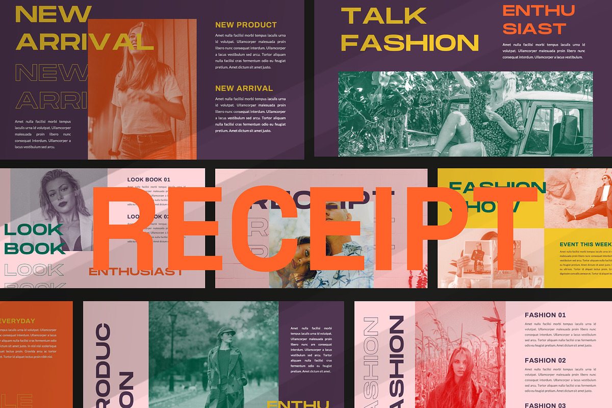Receipt Presentation Template, a Presentation Template by Yo Slide