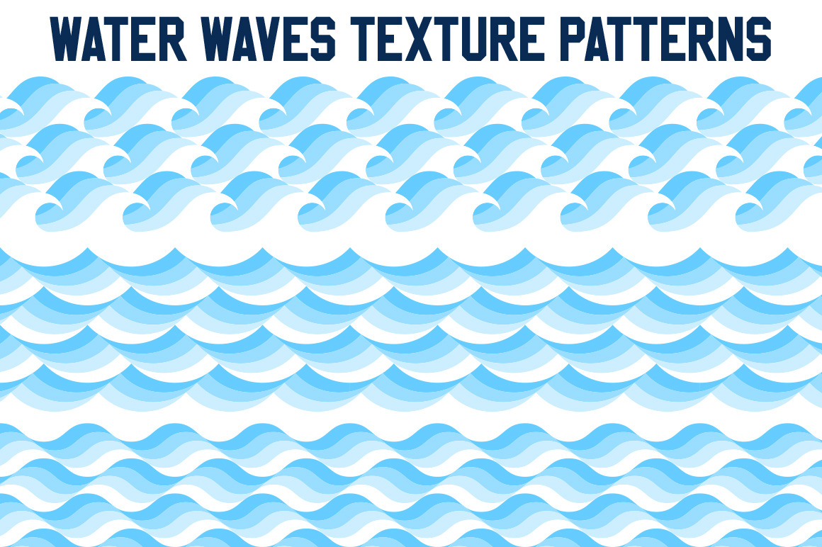 Water Waves Texture Patterns, a Texture Graphic by Pingebat