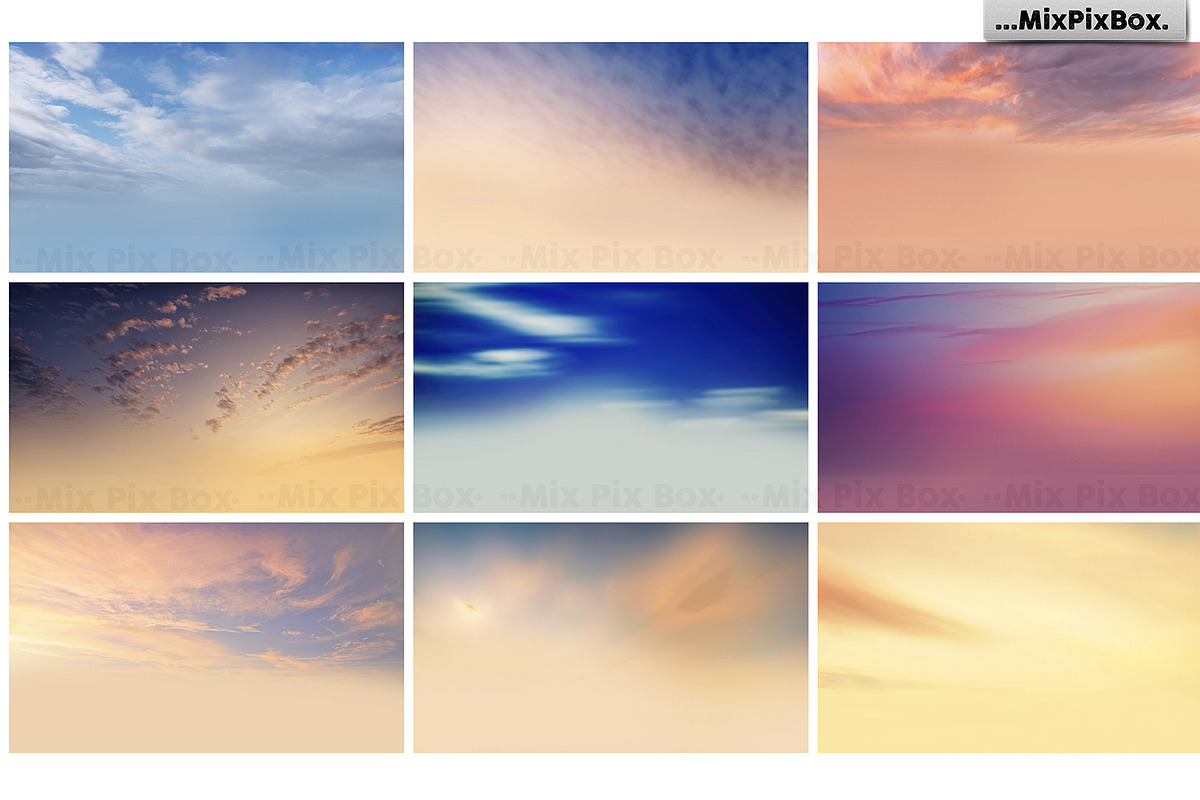 Dramatic Sky Overlays, a Wallpaper Graphic by MixPixBox