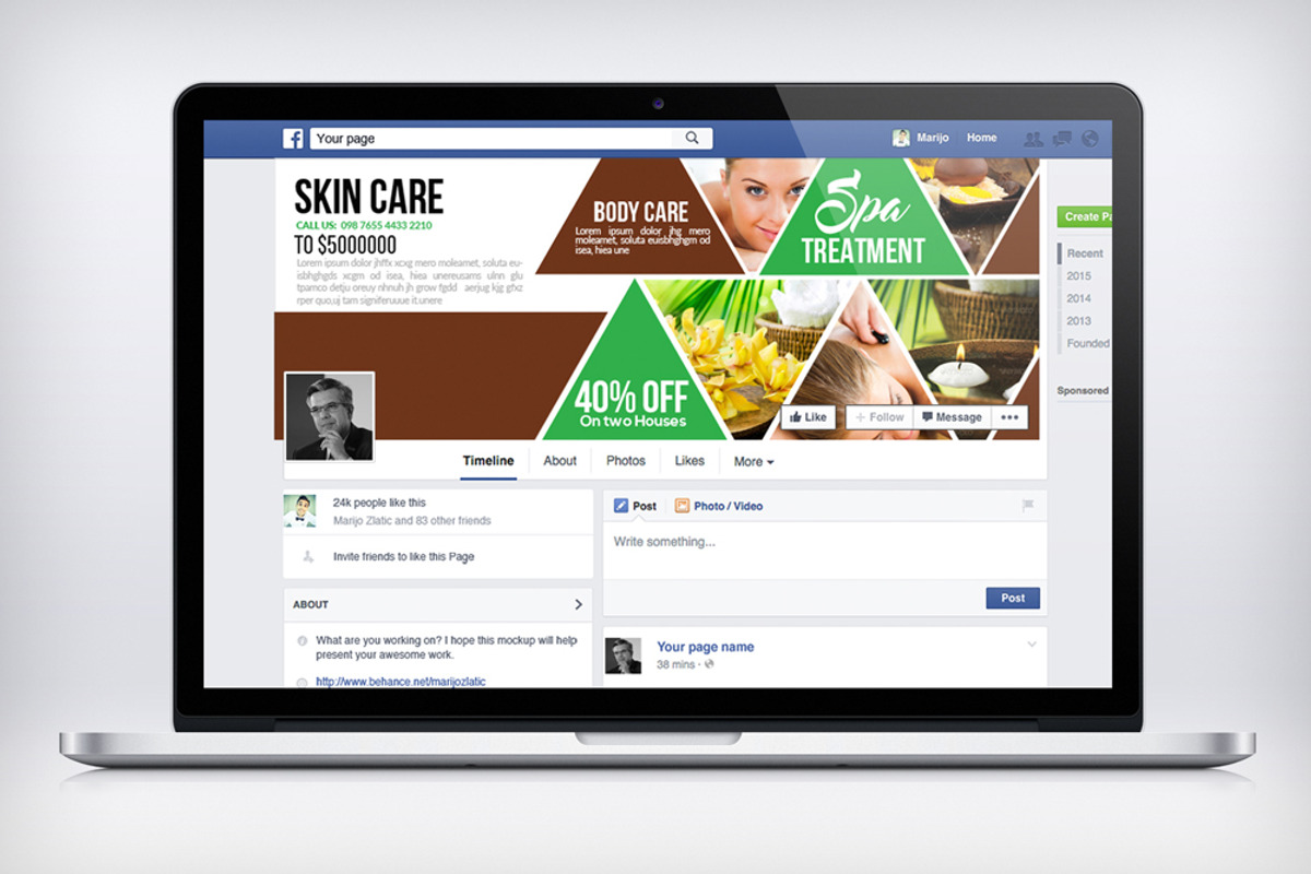 Spa & Skin Treatment Timeline, a Templates & Theme by Psd Templates