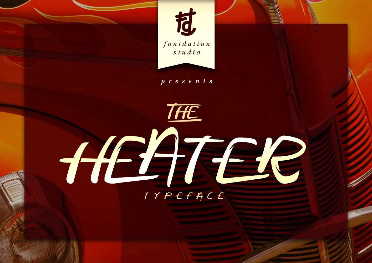 Heater, a Font by Fontdation