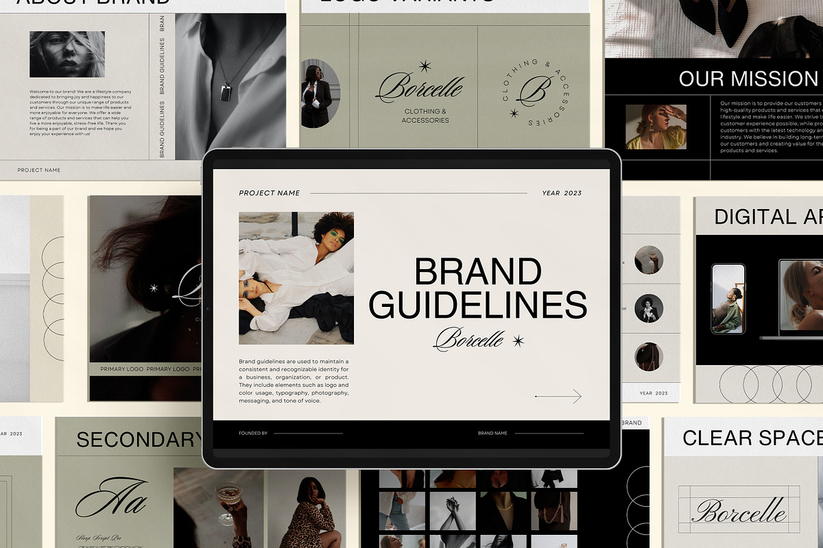 ATLANTA Brand Guidelines Canva Template