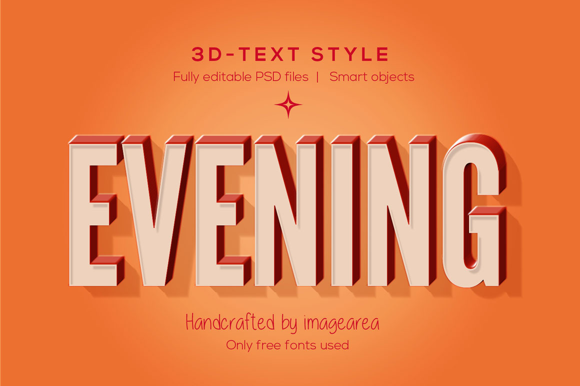 3D Text Styles, a Layer Style Add-On by Imagination Area | Creative Market