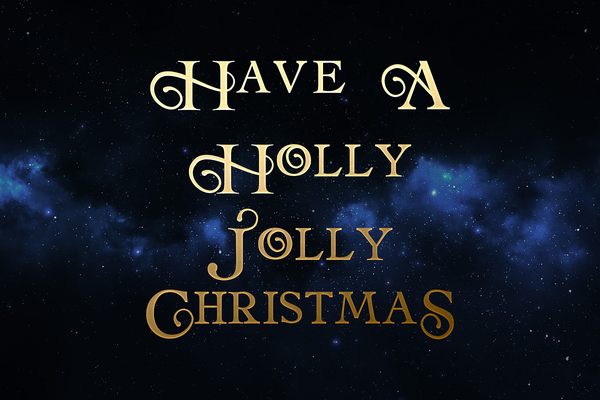 Natale Christmas Font & Bonus Gift, a Font by GraphicDash