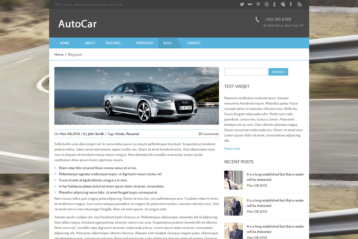 Autocar - Bootstrap HTML Template, a Websites & App Template by Hpthemes