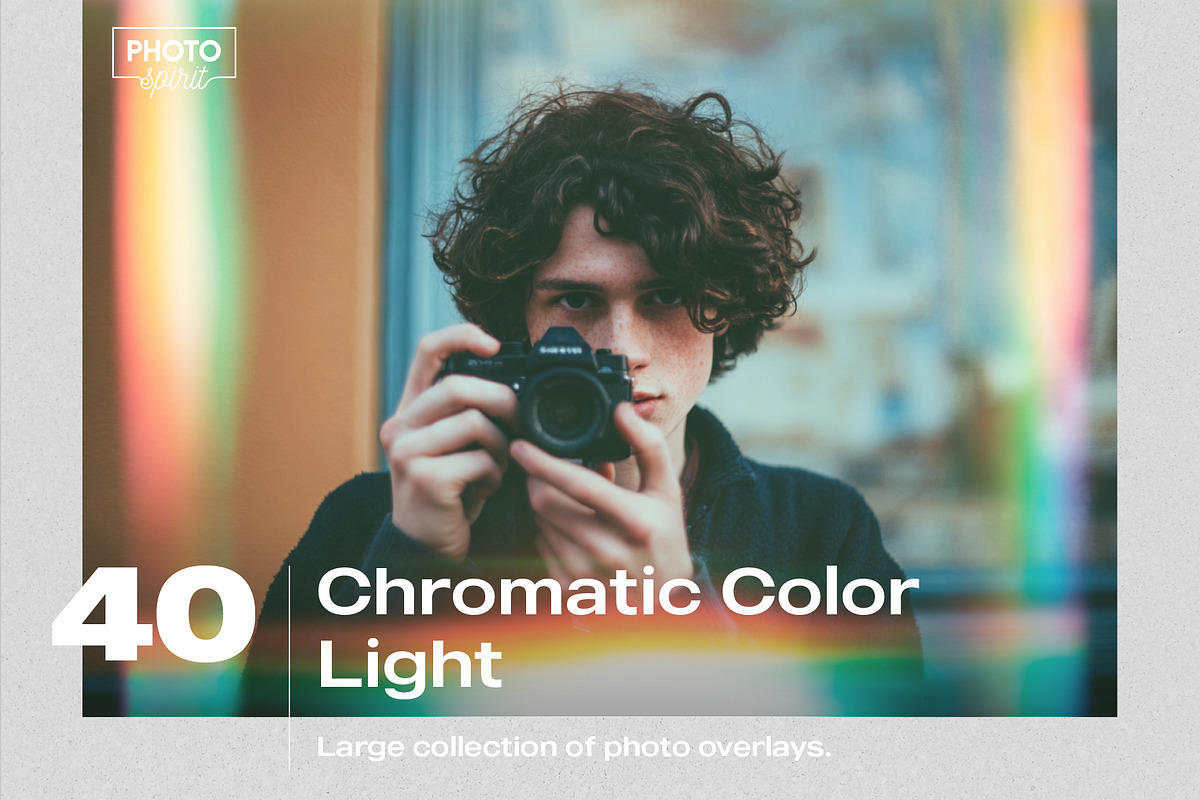 Chromatic Color Light 40 Overlays, a Texture Graphic by PhotoSpirit
