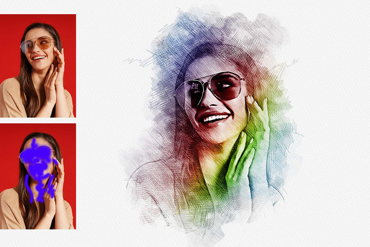 Realistic Easy Sketch Drawing Photo Effect