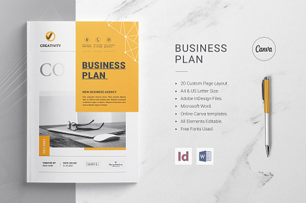 Business Plan | Brochure Templates ~ Creative Market