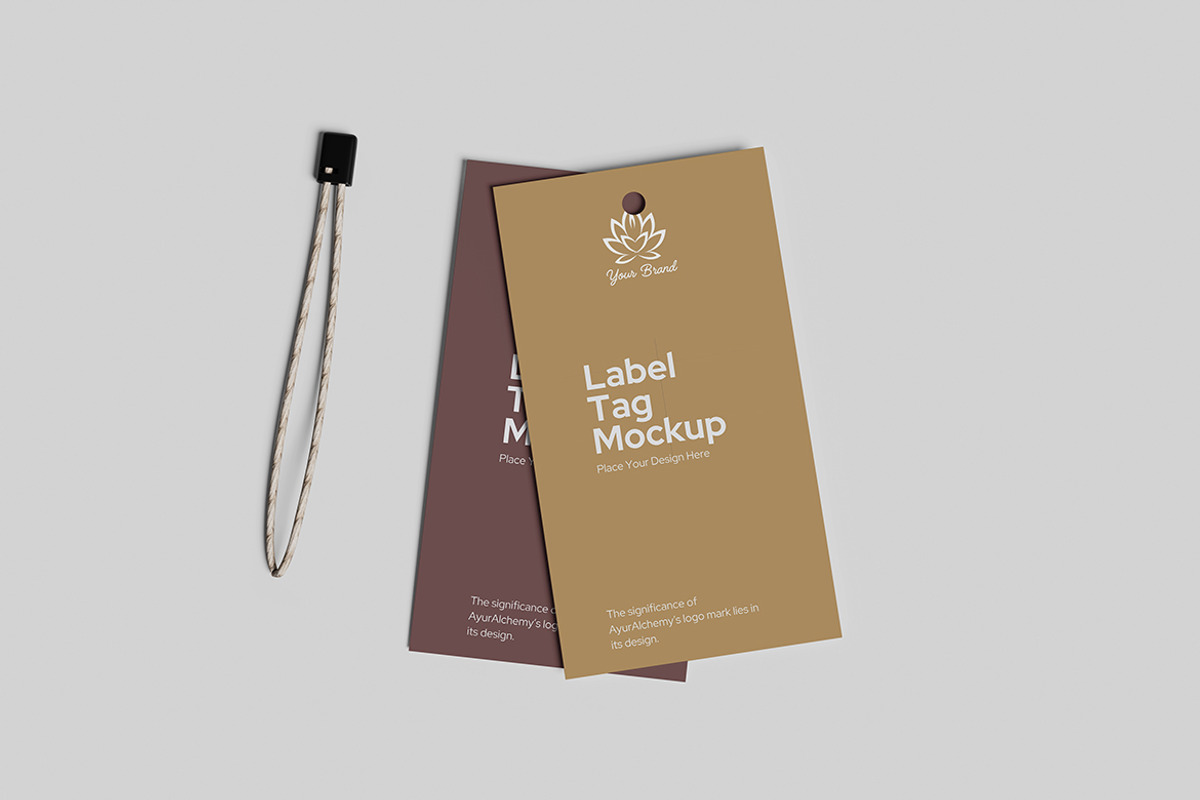 Label Tag Mockup, a Product Mockup by MrLetters