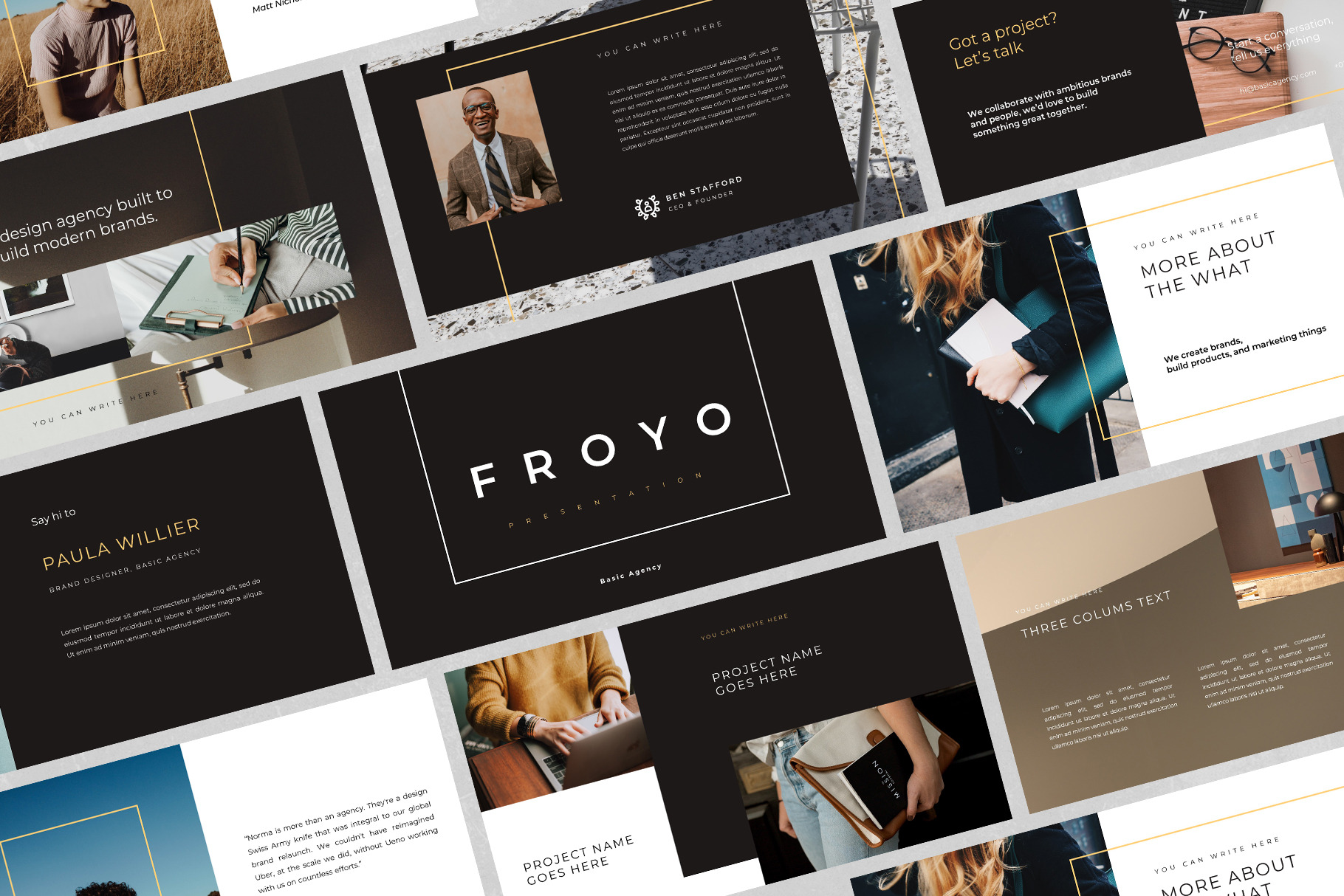 Froyo - PowerPoint Template, a Presentation Template by Bervisual