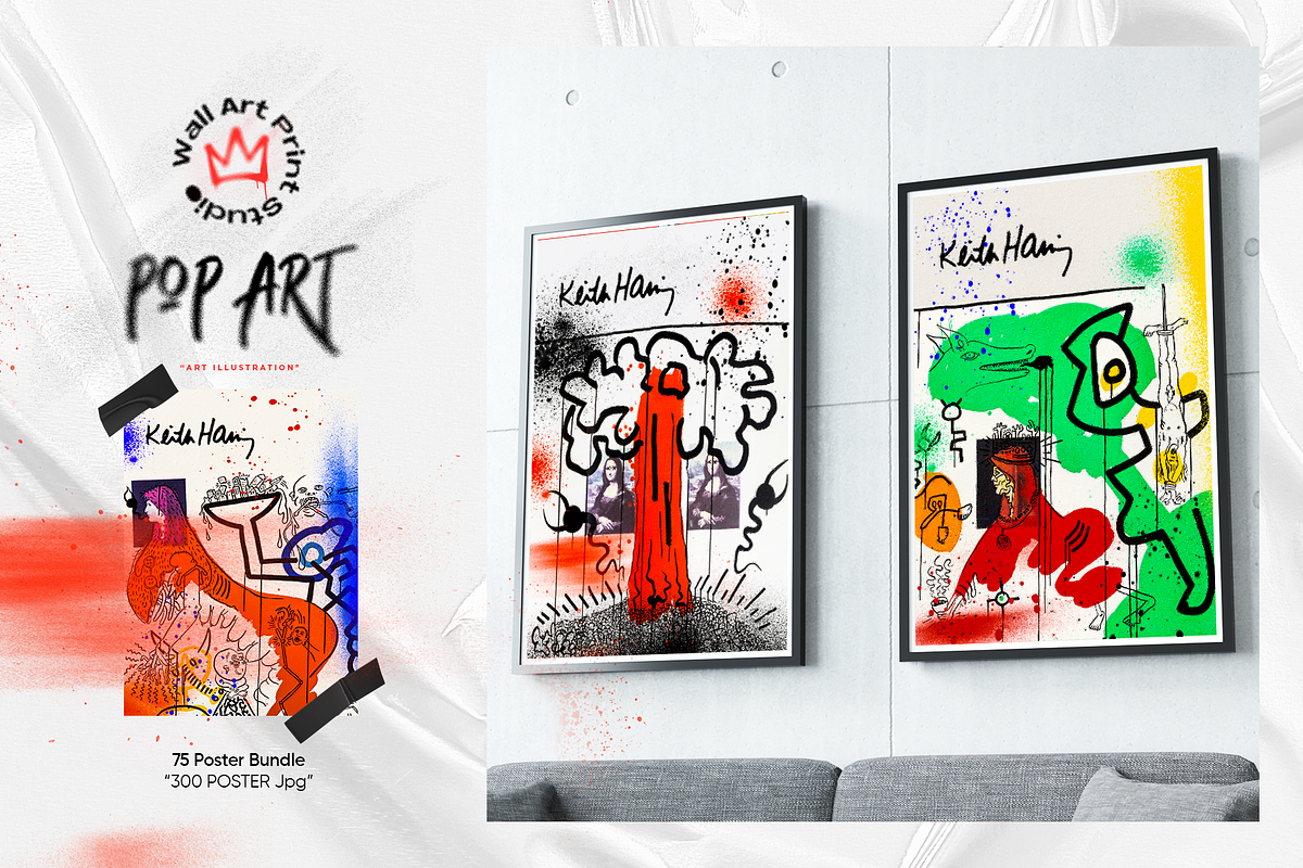 Wall Art Print, Poster Bundle, Artwork