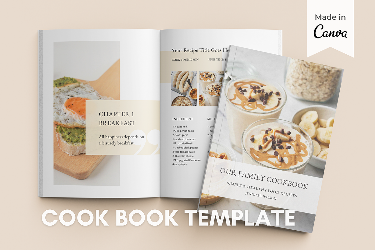 Yellow Cookbook Template, a Magazine Template by ShopRShop