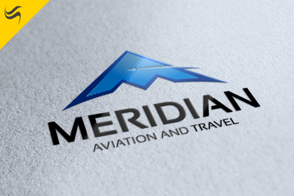 Meridian Aviation Logo Template, a Branding & Logo Template by sah.bro
