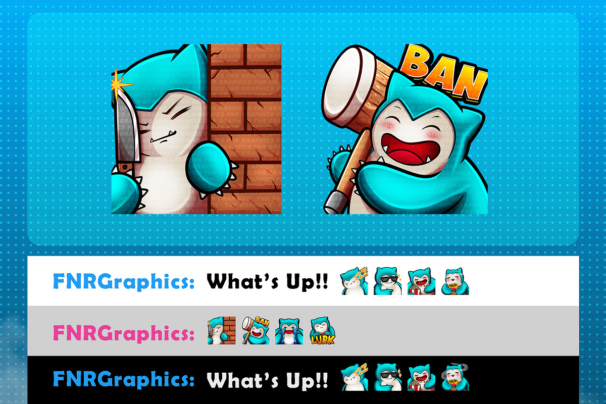 Snorlax Twitch Emote